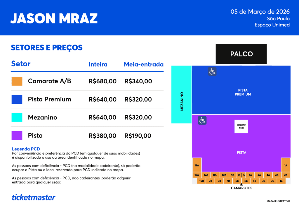 Jason Mraz anuncia 5 shows no Brasil; veja datas | Alpha FM - 101.7